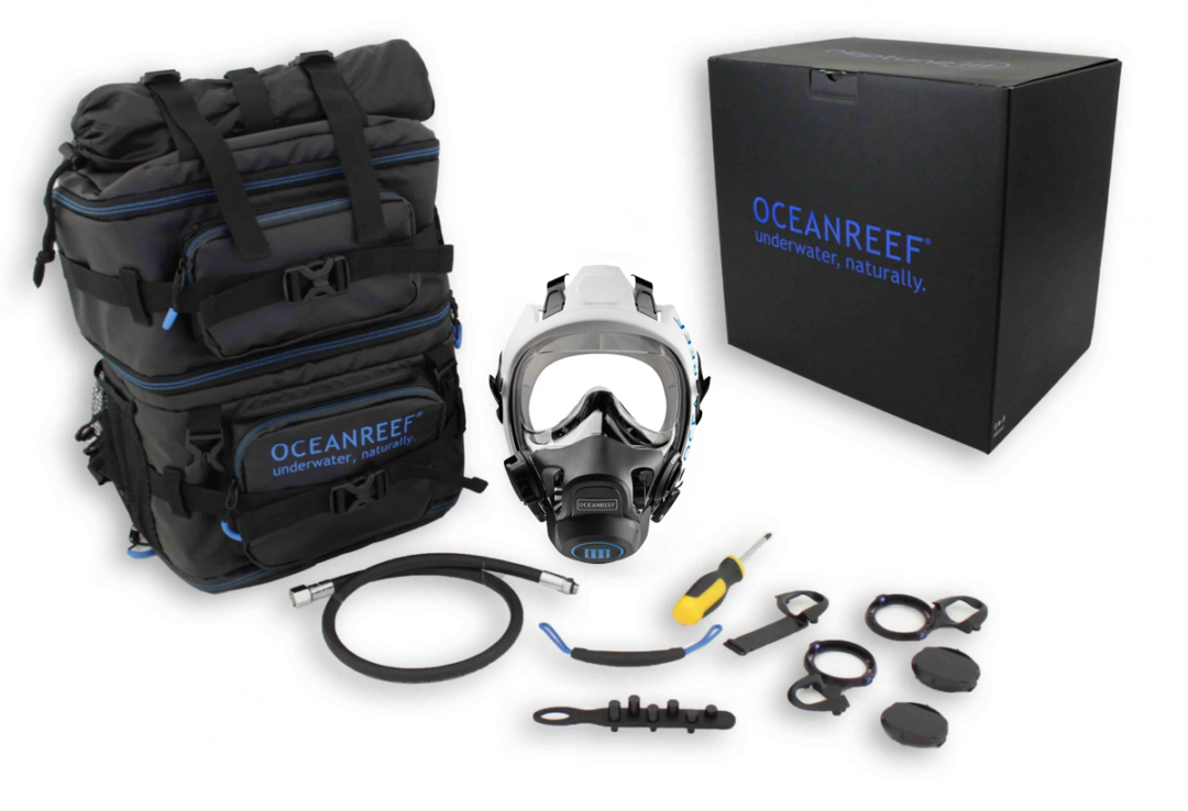 OCEAN REEF Neptune III with GSM Mercury Kit – Aquaventure Whitetip Dive ...